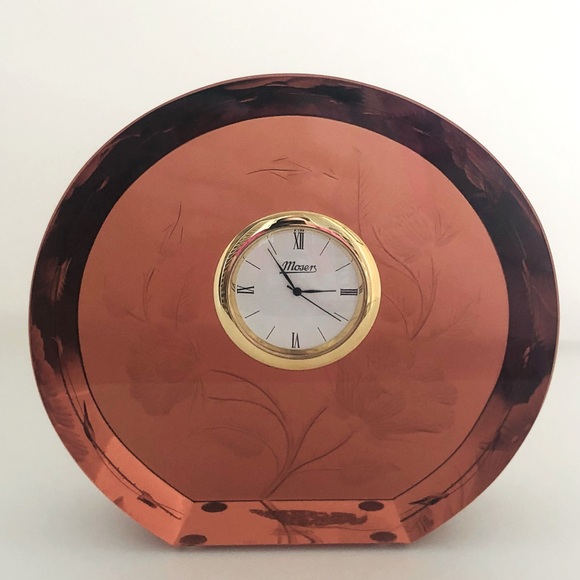 Moser | Accents | Moser Crystal Vintage Paula Rosalin Clock | Poshmark